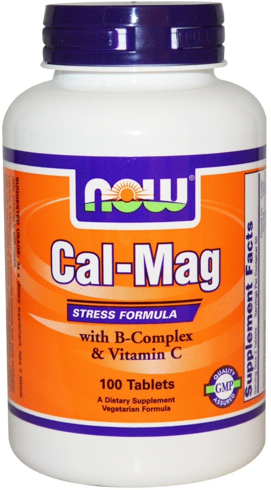 NOW Foods Cal-Mag Stress Formula 100 tabs — купить в официальном ...